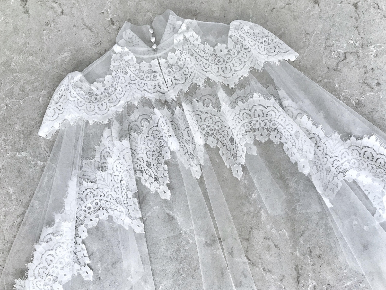 Bridal Tulle Lace Cape Wedding Cape Bridal Cape Wedding Cover - Etsy