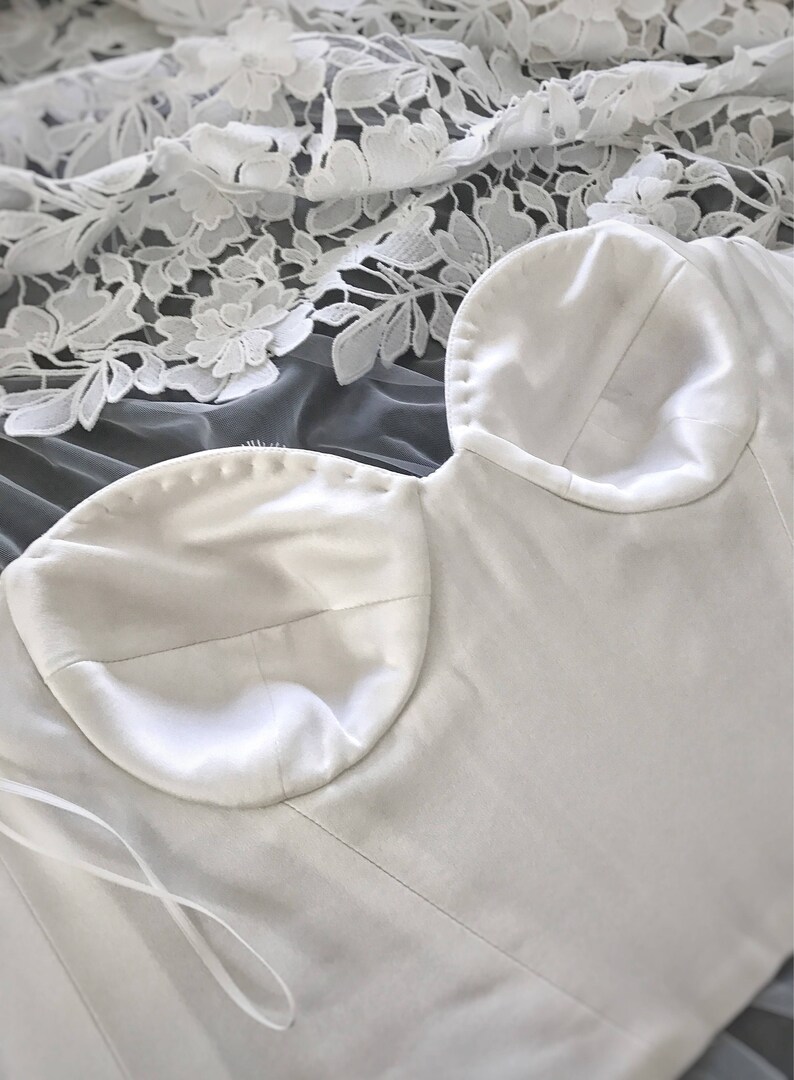 Ivory Corset Lace Bridal Top Sweetheart Bridal Separates Top - Etsy UK