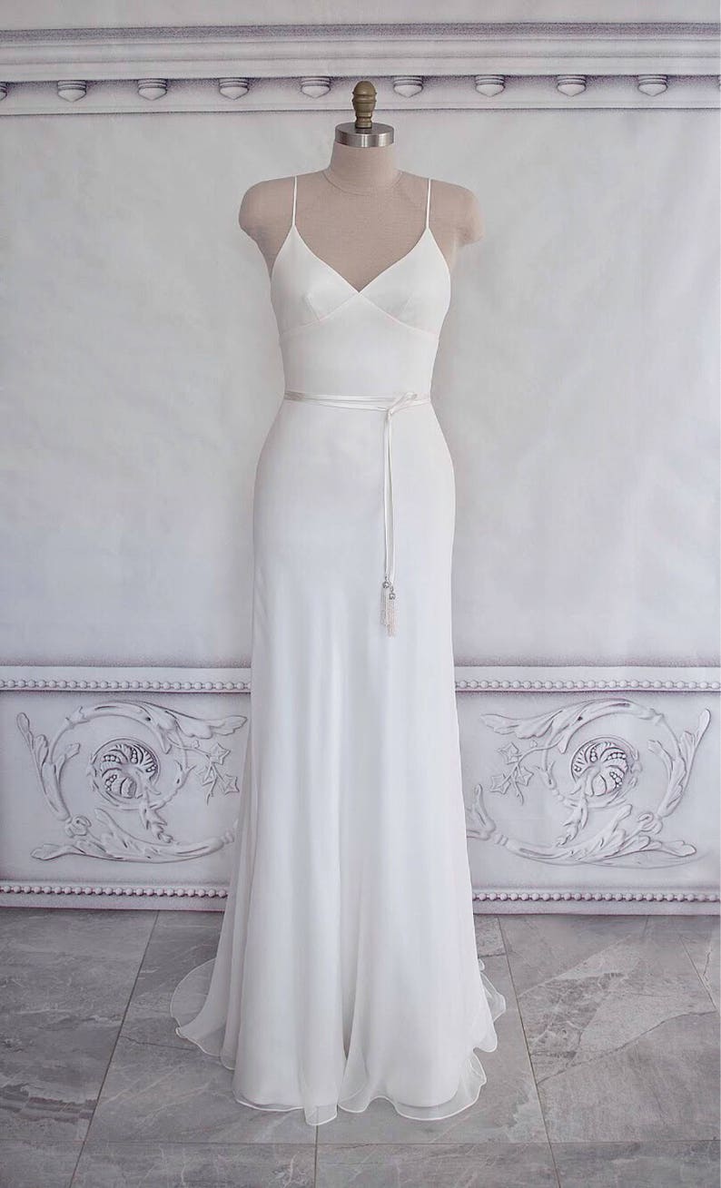 Thin Wedding Gown Belt Pearl Bridal Sash Belt Vintage Jeweled Bridal ...