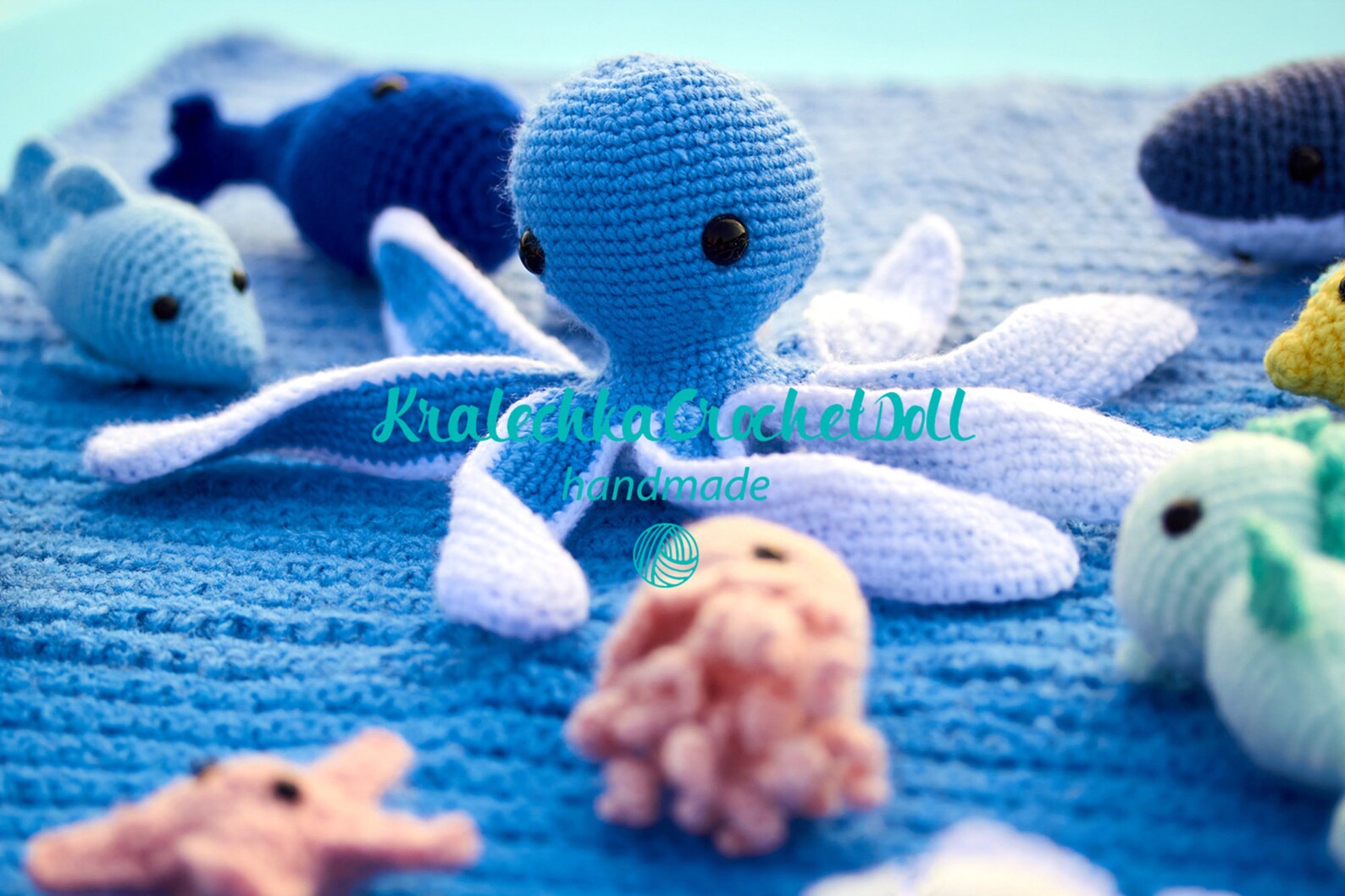 Ocean Theme Baby Play Mat, Under the Sea Baby Gift Set, Ocean Nursery ...