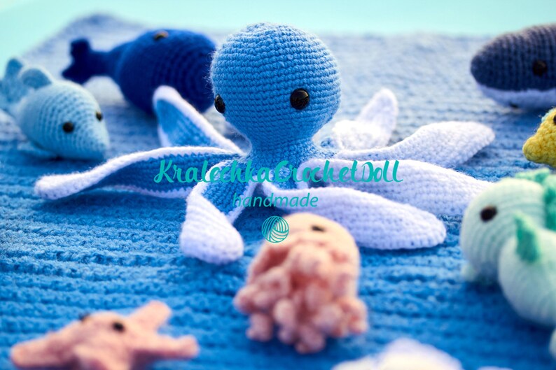 Ocean Theme Baby Play Mat, Under the Sea Baby Gift Set, Ocean Nursery ...