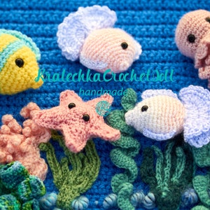 Ocean Theme Baby Play Mat, Under the Sea Baby Gift Set, Ocean Nursery ...