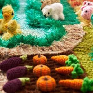 Farm Baby Play Mat, Fairy Garden Playmat, Sensory Toys, Play Room Decor ...