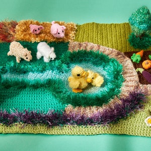 Farm Baby Play Mat, Fairy Garden Playmat, Sensory Toys, Play Room Decor ...