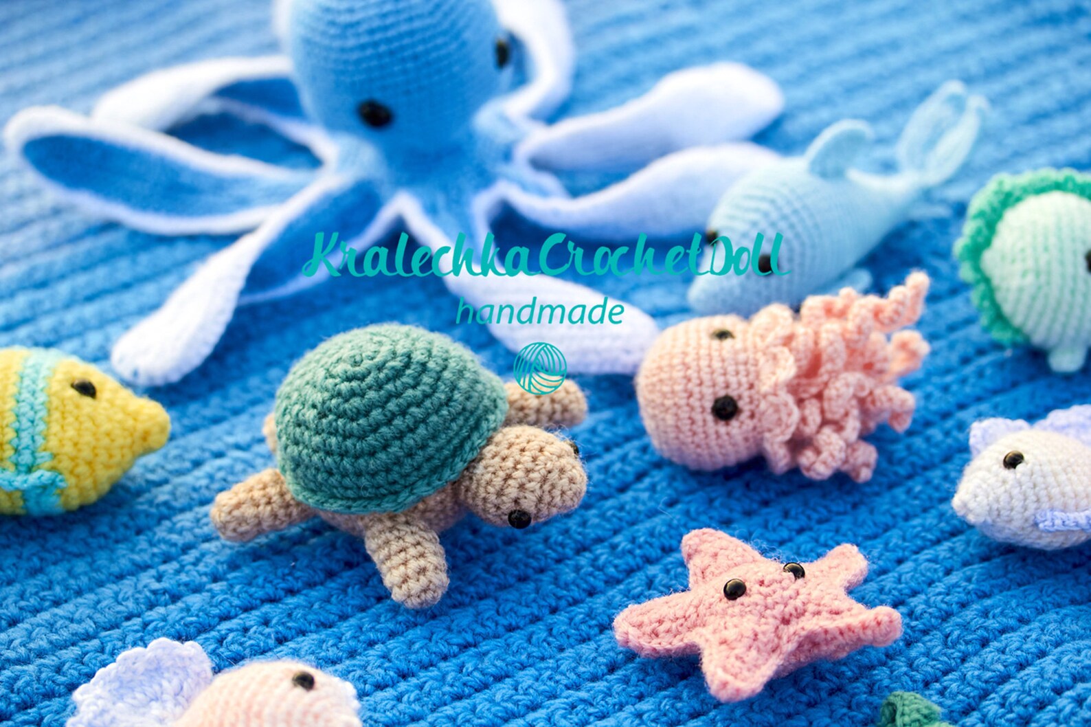 Ocean Theme Baby Play Mat, Under the Sea Baby Gift Set, Ocean Nursery ...