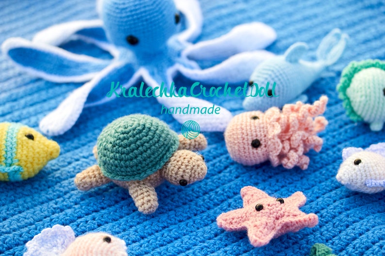 Ocean Theme Baby Play Mat, Under the Sea Baby Gift Set, Ocean Nursery ...