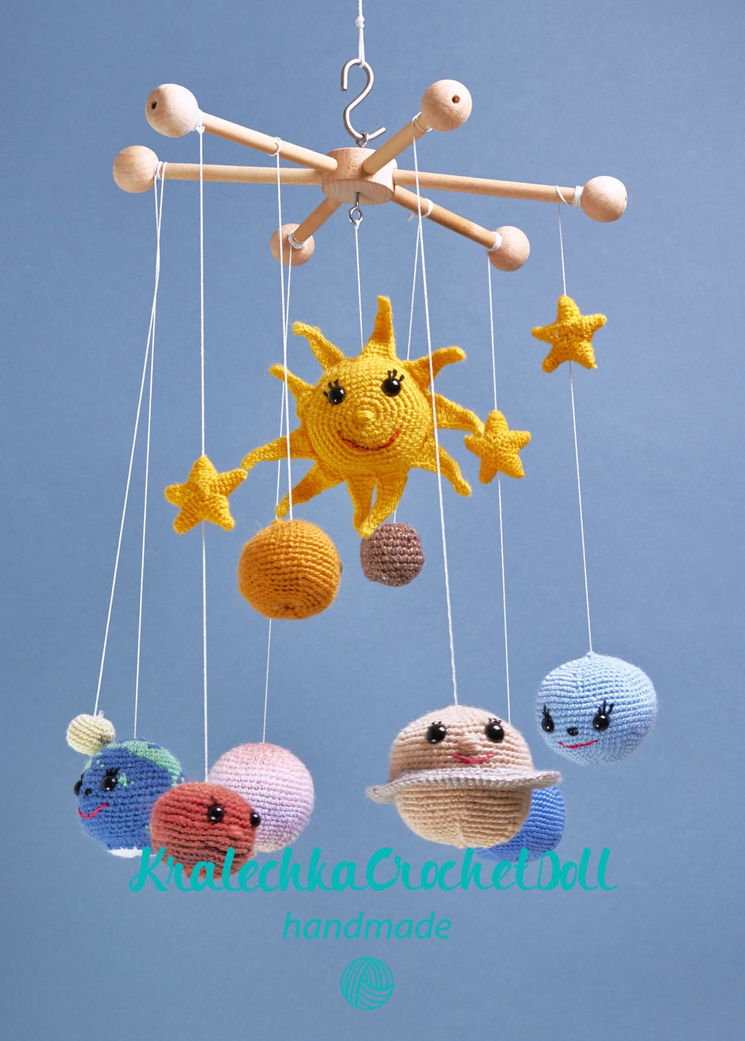 Space Theme Planet Mobile. Solar System Baby Mobile - Etsy