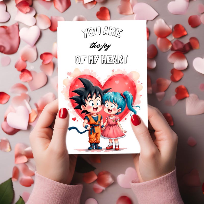 Goku Valentines Day Cards - Etsy