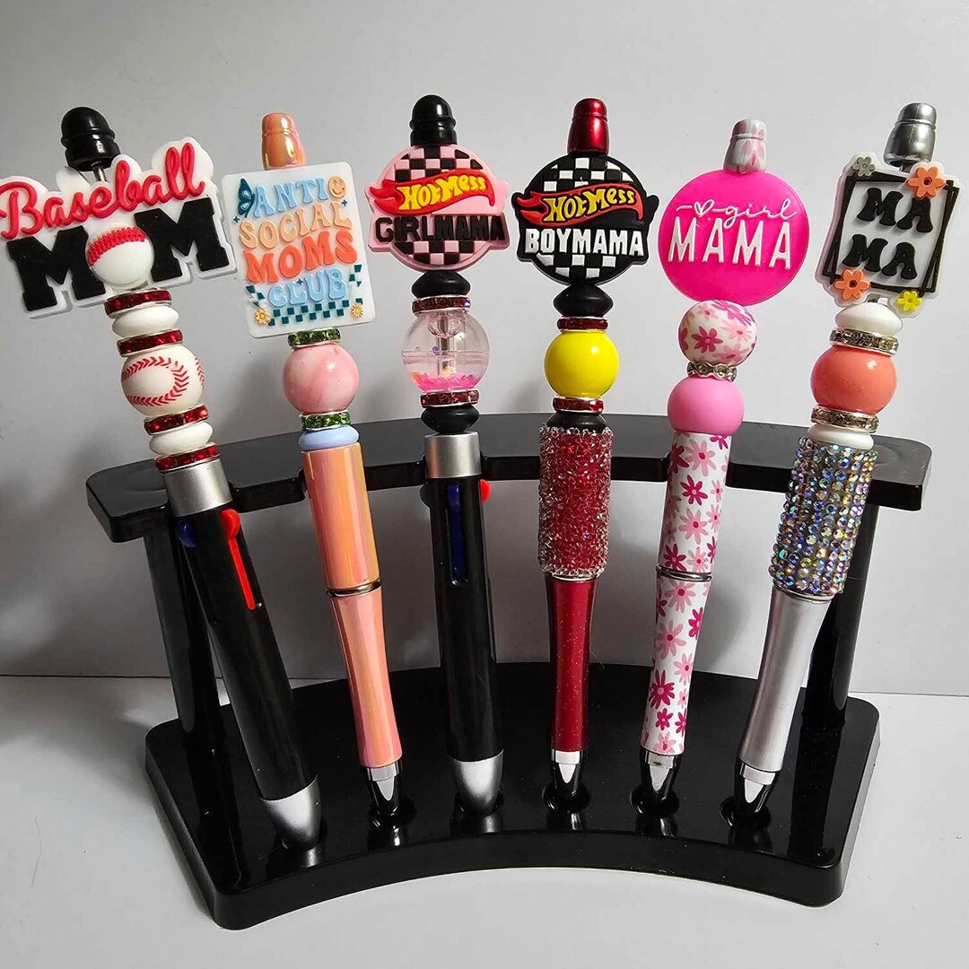 Beaded Silicone Bead Pens, Baseball Mom, Anti Social Moms Club, Hot ...