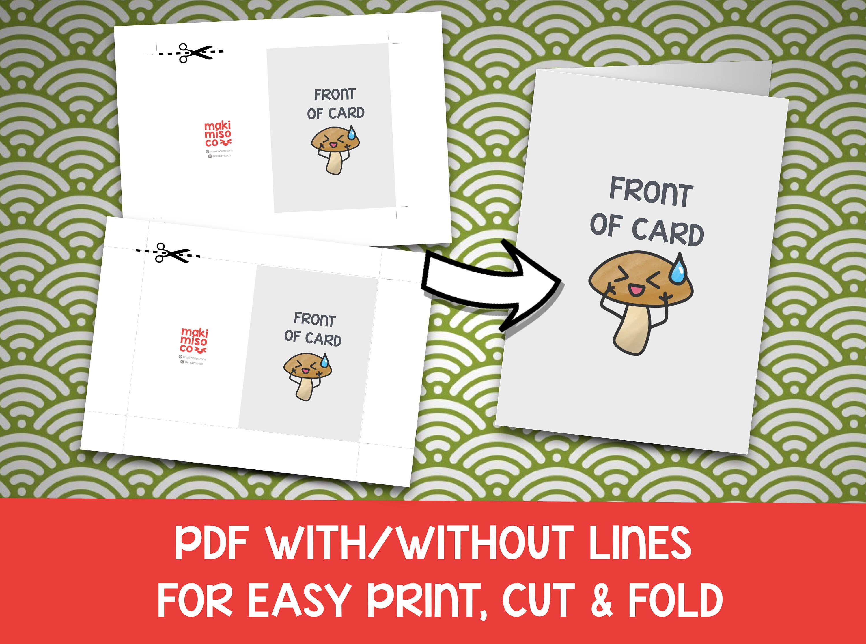 Instant Download: PERFECT MATCHA Greeting Card Print at Home - Etsy