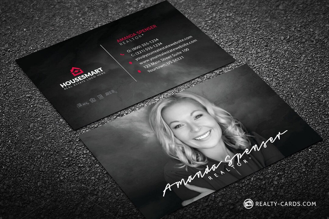 Real Estate Business Card - Luxury Real Estate Card Design - Free U.S ...