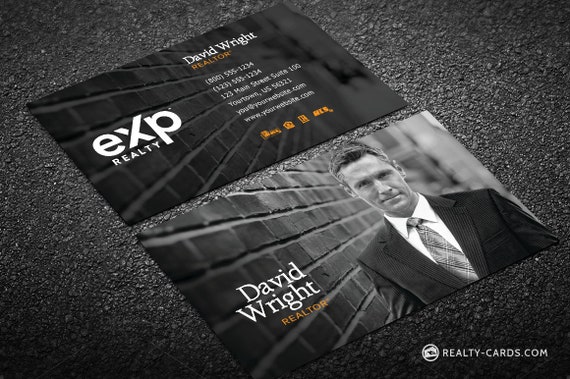 Exp Realty Business Card Real Estate Business Card Design - Etsy