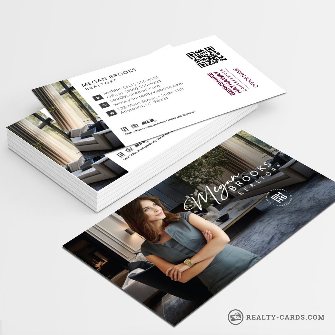 Berkshire Hathaway Business Card - Luxury Real Estate Card Design ...