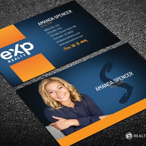 Exp Realty Business Card - Real Estate Business Card - Full-color ...