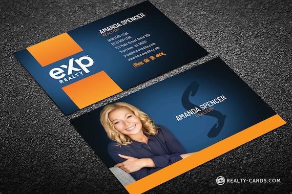 Exp Realty Business Card Real Estate Business Card | Etsy