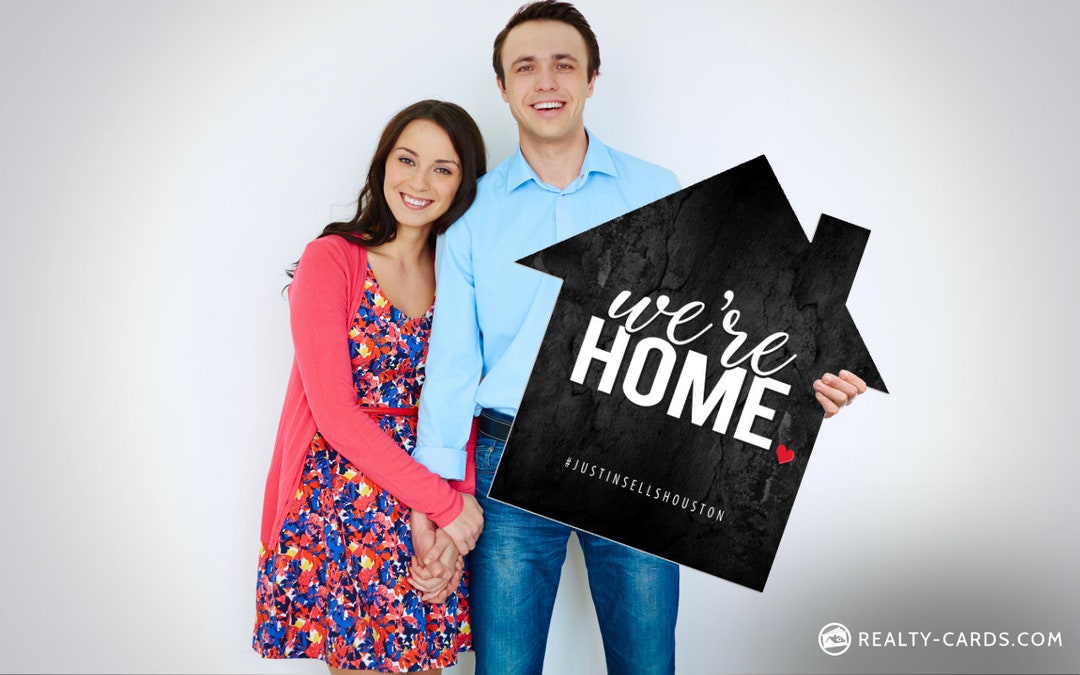 Real Estate Closing Prop - Social Media Photo Prop - "we're Home ...