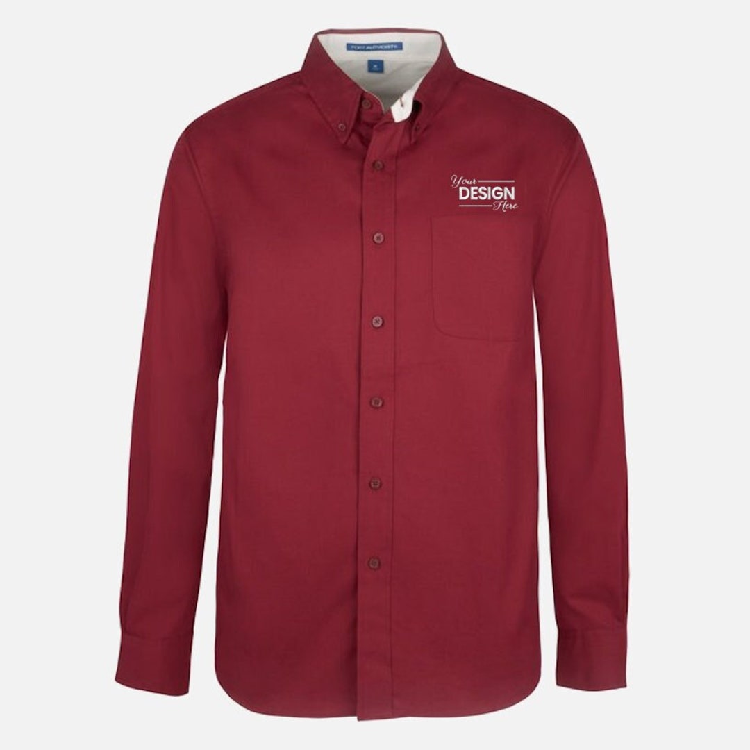 Luxe Embroidered Button Down Shirt for Men | Embroidered Apparel ...