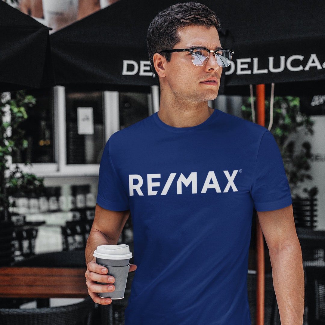 Custom REMAX Logo T-shirt | Men's Fitted Soft-touch Realtor T-shirt ...