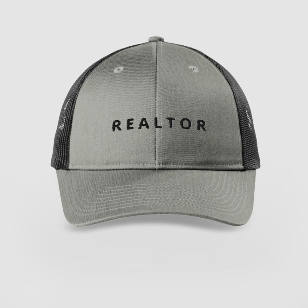 REALTOR Embroidered Trucker Cap | Low-profile Snapback Trucker Cap for ...
