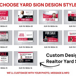 Keller Williams Yard Sign 18x24 Stakes Included Custom Printed Yard ...