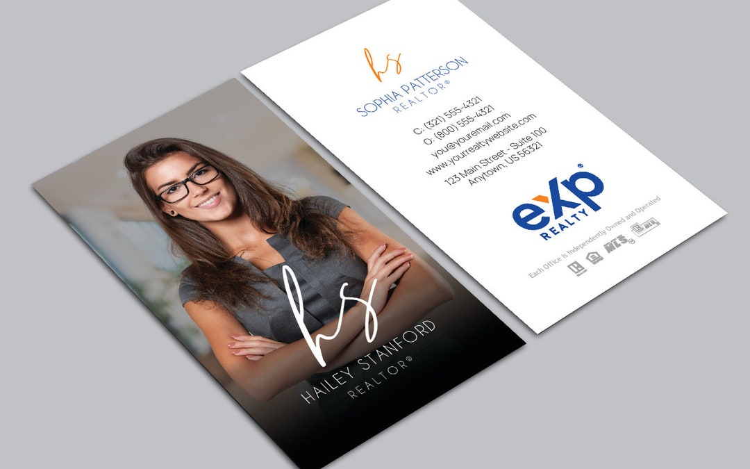 Exp Realty Business Card - Custom Vertical Design - Featured Agent ...