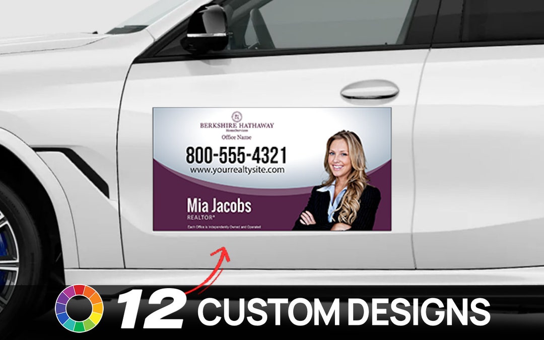 Berkshire Hathaway Car Magnets - Custom Designed - Full Color Printed ...