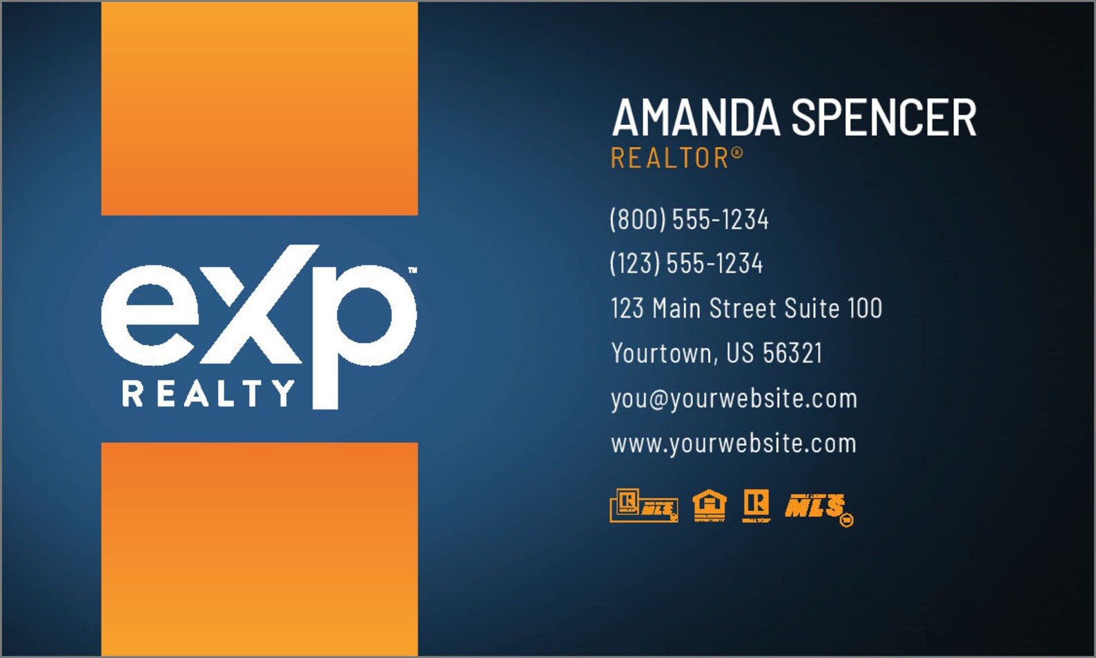 Exp Realty Business Card Real Estate Business Card | Etsy