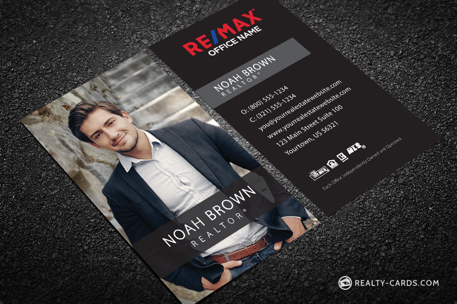 RE/MAX Business Card Real Estate Agent Business Card | Etsy