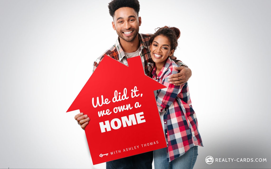 Real Estate Prop Realtor Testimonial Prop House Shaped - Etsy