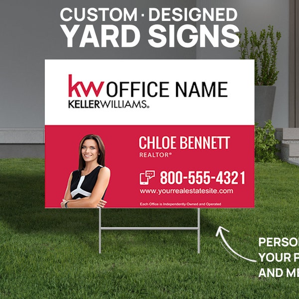 Keller Williams Custom Metal for Sale Sign - Etsy