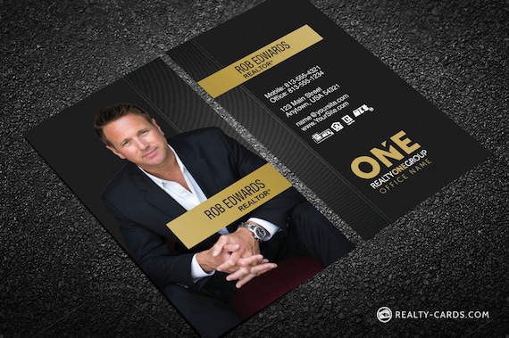 Realty One Group Business Card Real Estate Business Card - Etsy