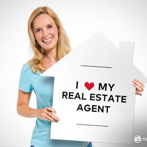 Social Media Prop - House Shaped Real Estate Prop - 23"x23" - Etsy