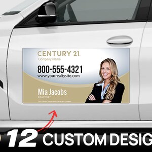 Printed Century 21 Car Magnets - Custom Designed Realtor Magnets ...