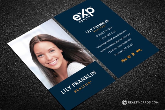 Exp Realty Business Card Real Estate Business Card Design | Etsy