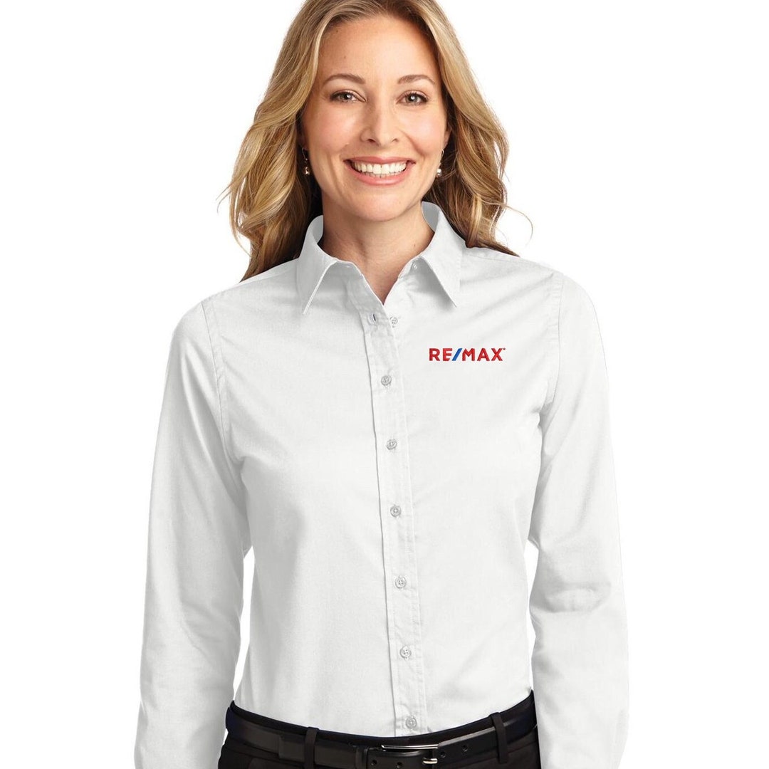 REMAX Luxe Woven Shirt for Women | Embroidered Logo | Premium Button ...