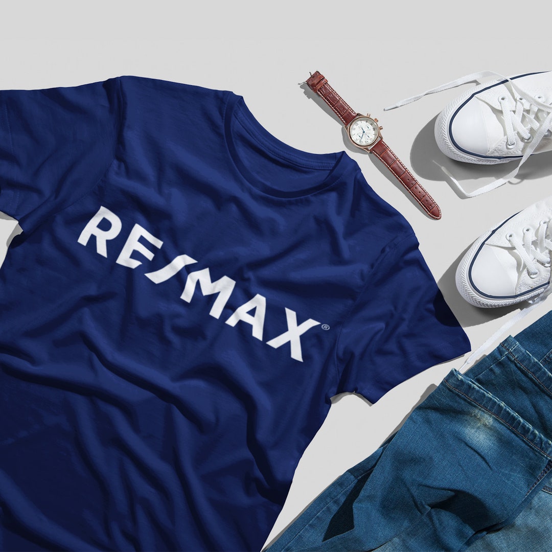 Custom REMAX Logo T-shirt | Men's Pre-shrunk Cotton Realtor T-shirt ...