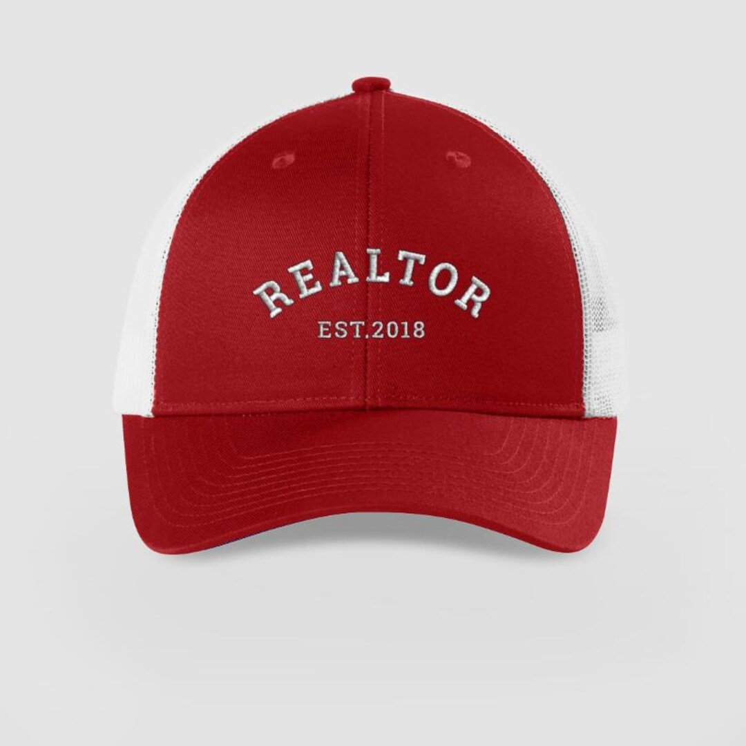 REALTOR Embroidered Trucker Cap | Embroidered Low-profile Snapback ...