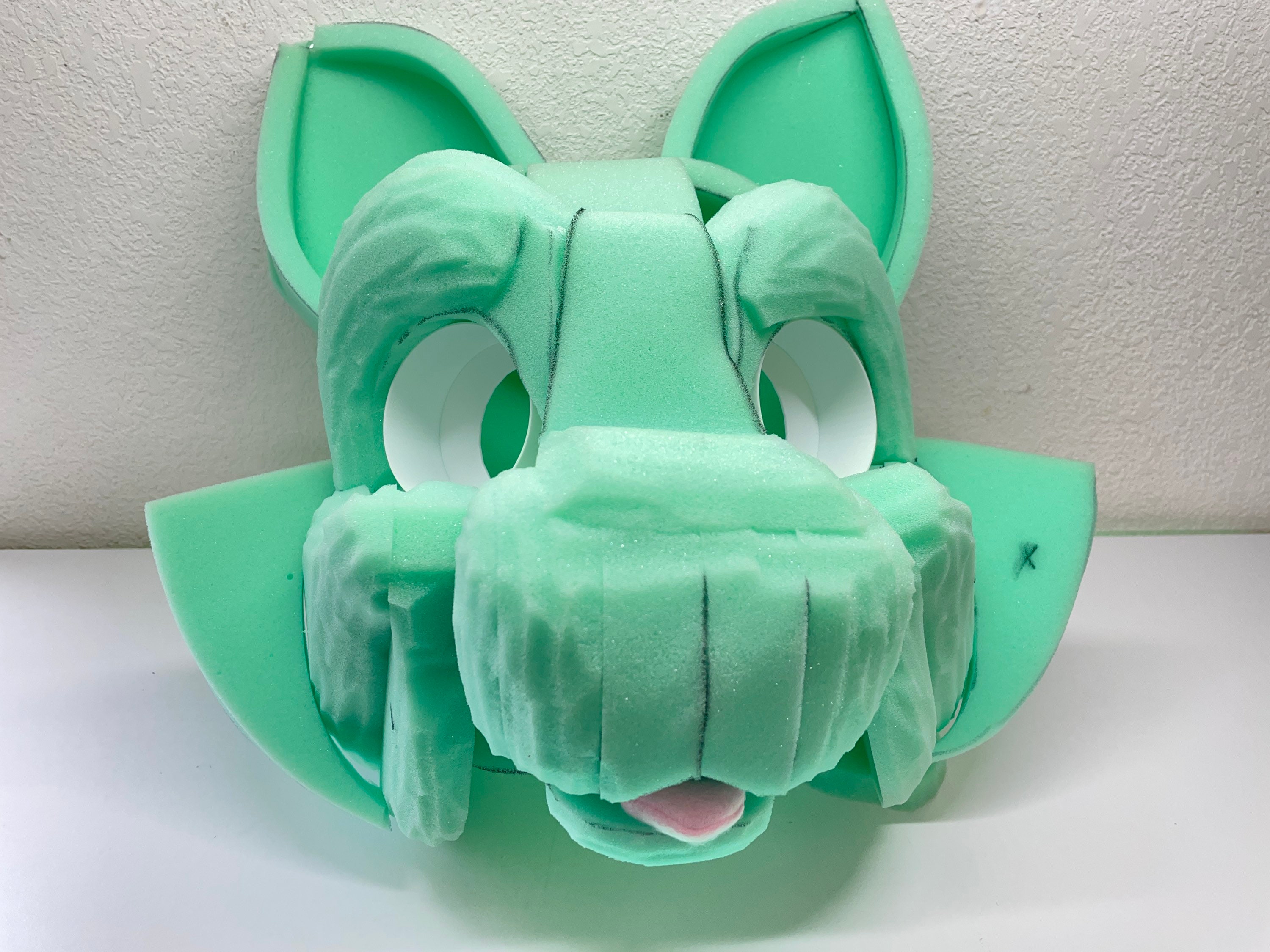 Fursuit Foam Head Base cat/feline/raccoon/red Panda/bear - Etsy