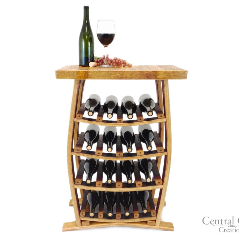 Rustic Wine Rack - Etsy