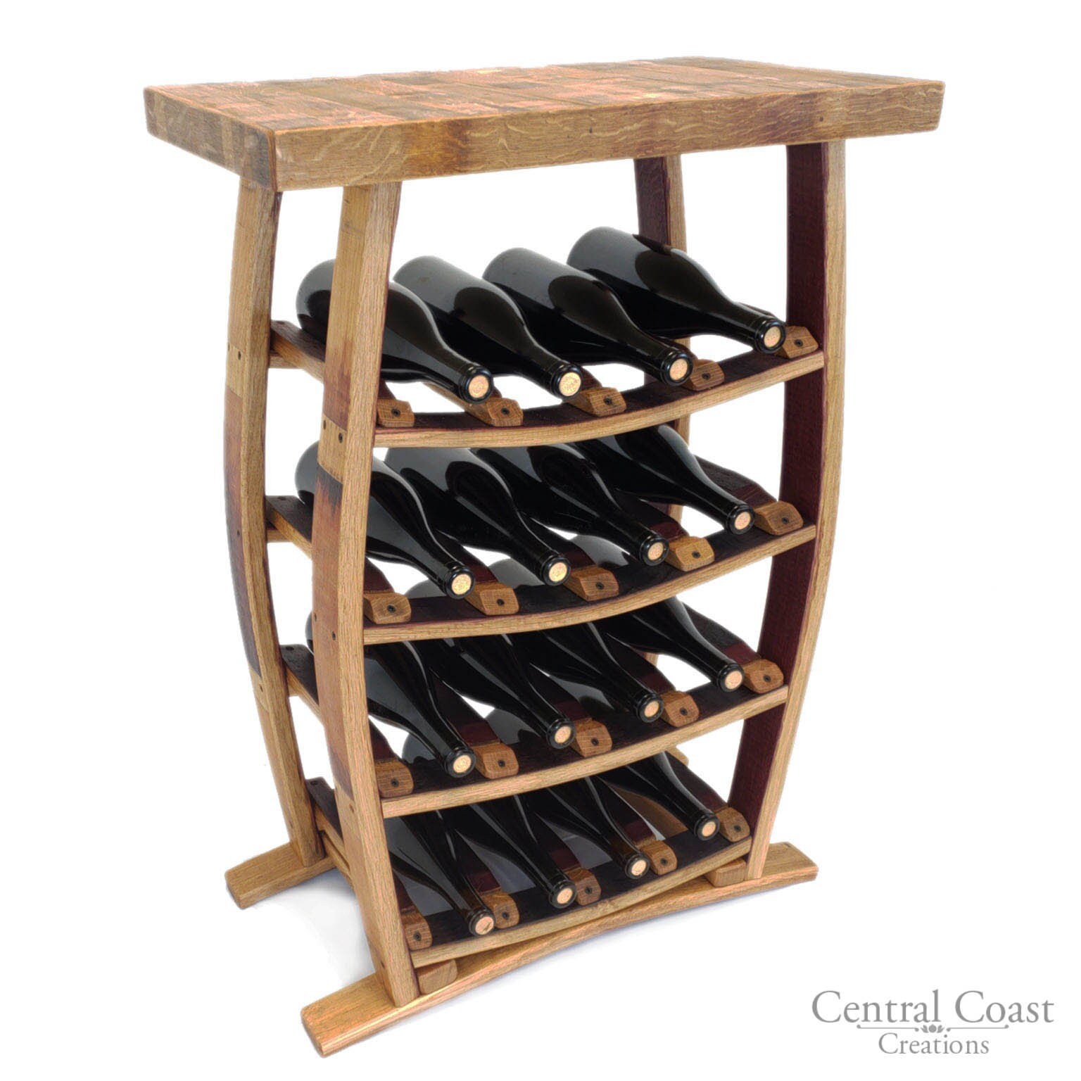 Wine Barrel Stave 16 Bottle Wine Rack Rustic Furniture - Etsy