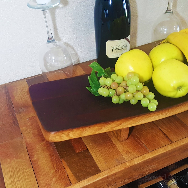 Wine Barrel Small Fruit Platter Rustic Furniture Kitchen Home | Etsy