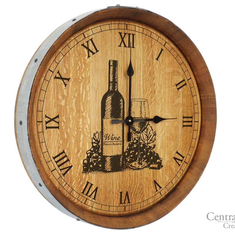 Whisky Barrel Clock - Etsy