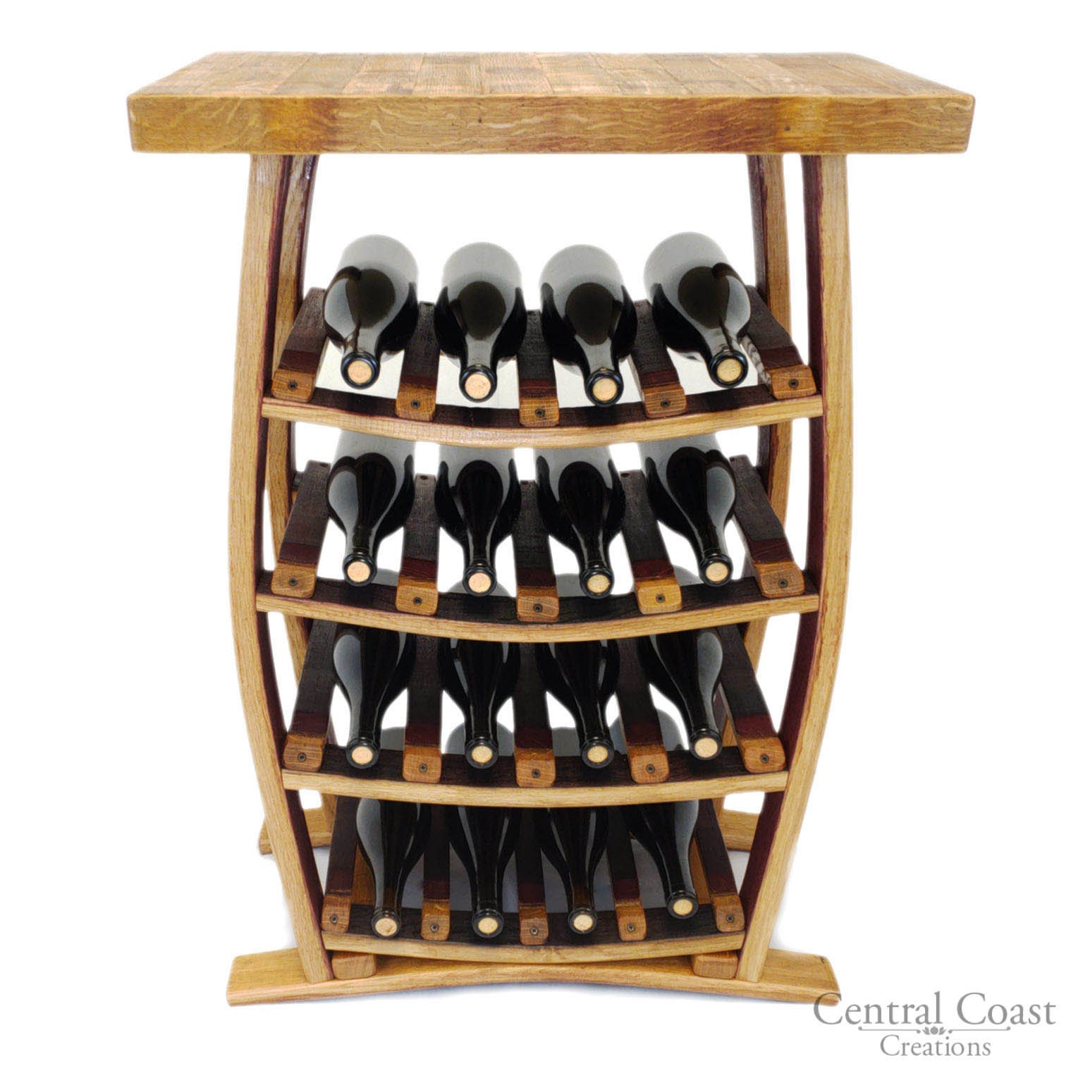 Wine Barrel Stave 16 Bottle Wine Rack Rustic Furniture - Etsy