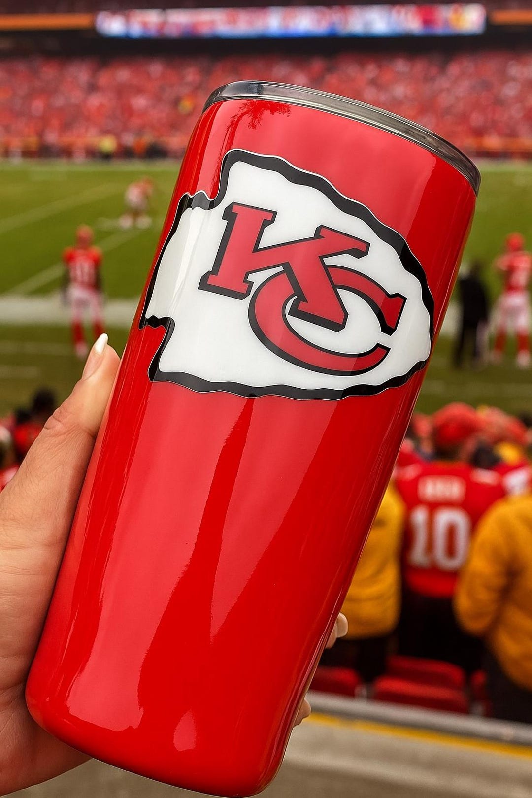 Kansas City Chiefs Non-glitter Tumbler (CUSTOMIZABLE) - Etsy
