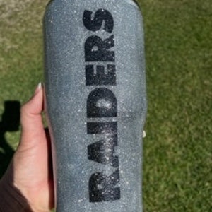 Silver Glitter Raiders Tumbler - Etsy