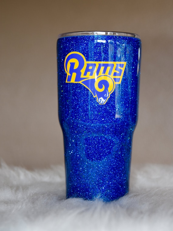 LA Rams Glitter Tumbler CUSTOMIZABLE - Etsy