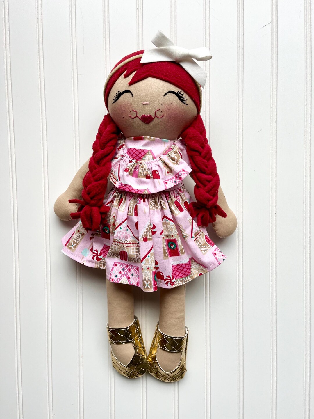 Orange Blossom Dolly Ellie red Hair, Fair Skin - Etsy