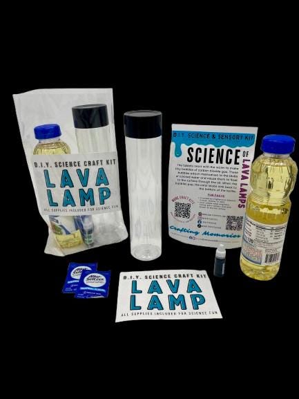 D.I.Y. Lava Lamp Kit - Etsy
