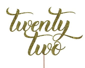 22nd Birthday Cake - Etsy