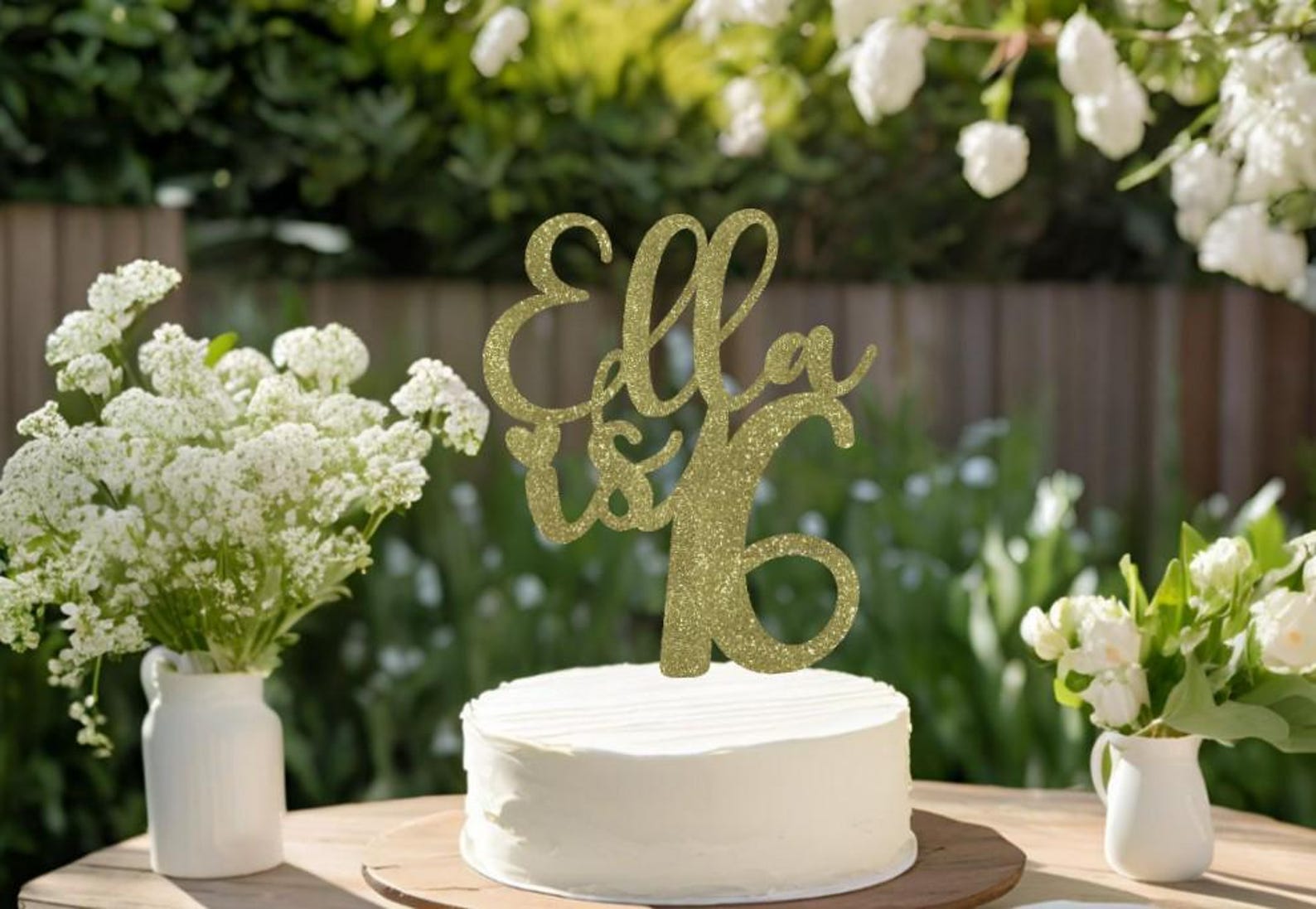 Birthday Cake Topper 16th Birthday Cake Topper Any Age Cake Topper ...